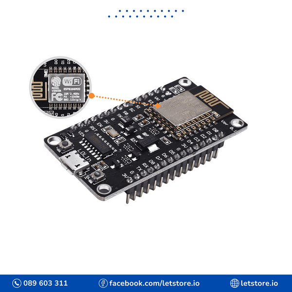 ESP8266 V3 Micro NodeMCU WiFi Module CH340 – LET STORE