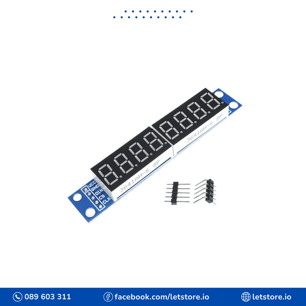 MAX7219 LED Module 8 Bit 7 Segment Display LED Display – LET STORE