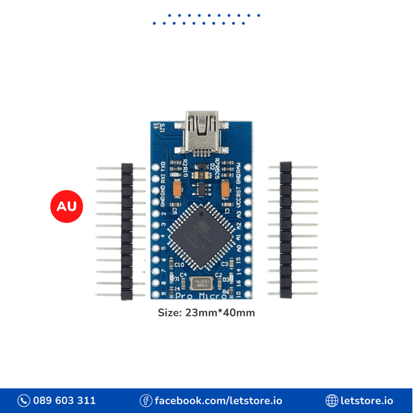 Pro Micro ATmega32U4 Pro Micro 5V 16MHz AU Chip MINI USB – LET STORE
