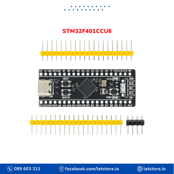 STM32 STM32F401CCU6 Black Pill – LET STORE