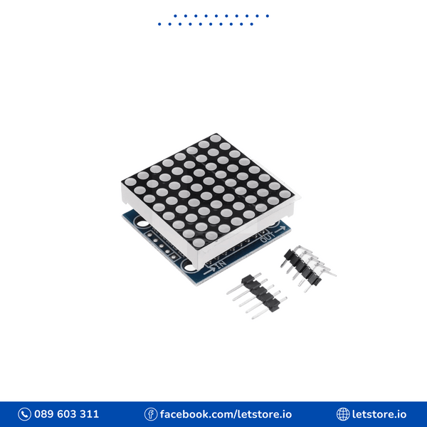 MAX7219 Dot Led Matrix Module Microcontroller Module DIY KIT – LET STORE