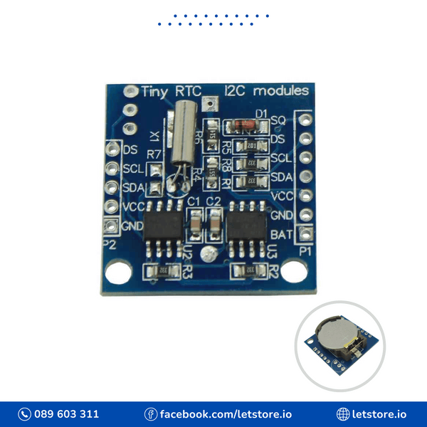 DS1307 Real Time Clock Module Clock Chip RTC Module – LET STORE