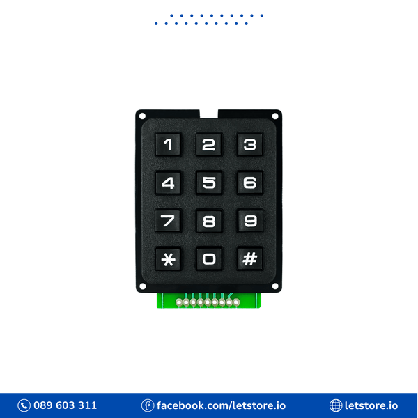 Matrix Keypad Keyboard 3x4 12 keys – LET STORE