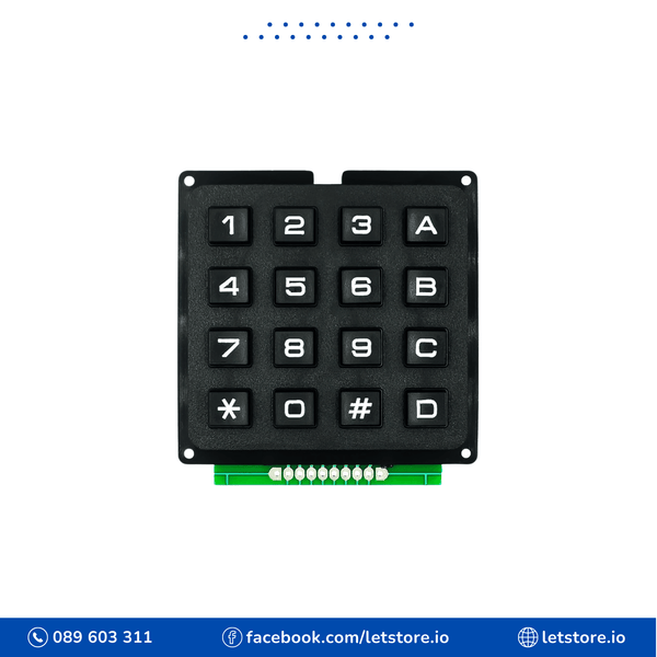 Matrix Keypad Keyboard 4x4 16 keys – LET STORE
