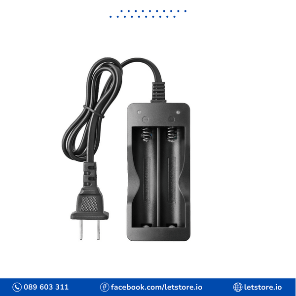 18650 Charger 3.7V 4.2V 2 Slot Wire Socket – LET STORE