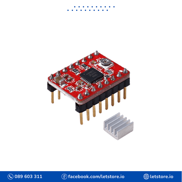 A4988 Red Reprap Stepper Driver – LET STORE